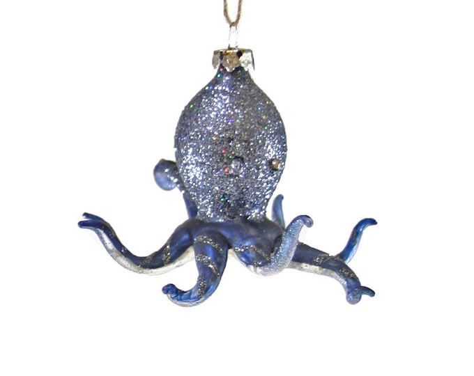 Octopus Ornament, Octopus Christmas Ornament, Bling Octopus Ornament ...
