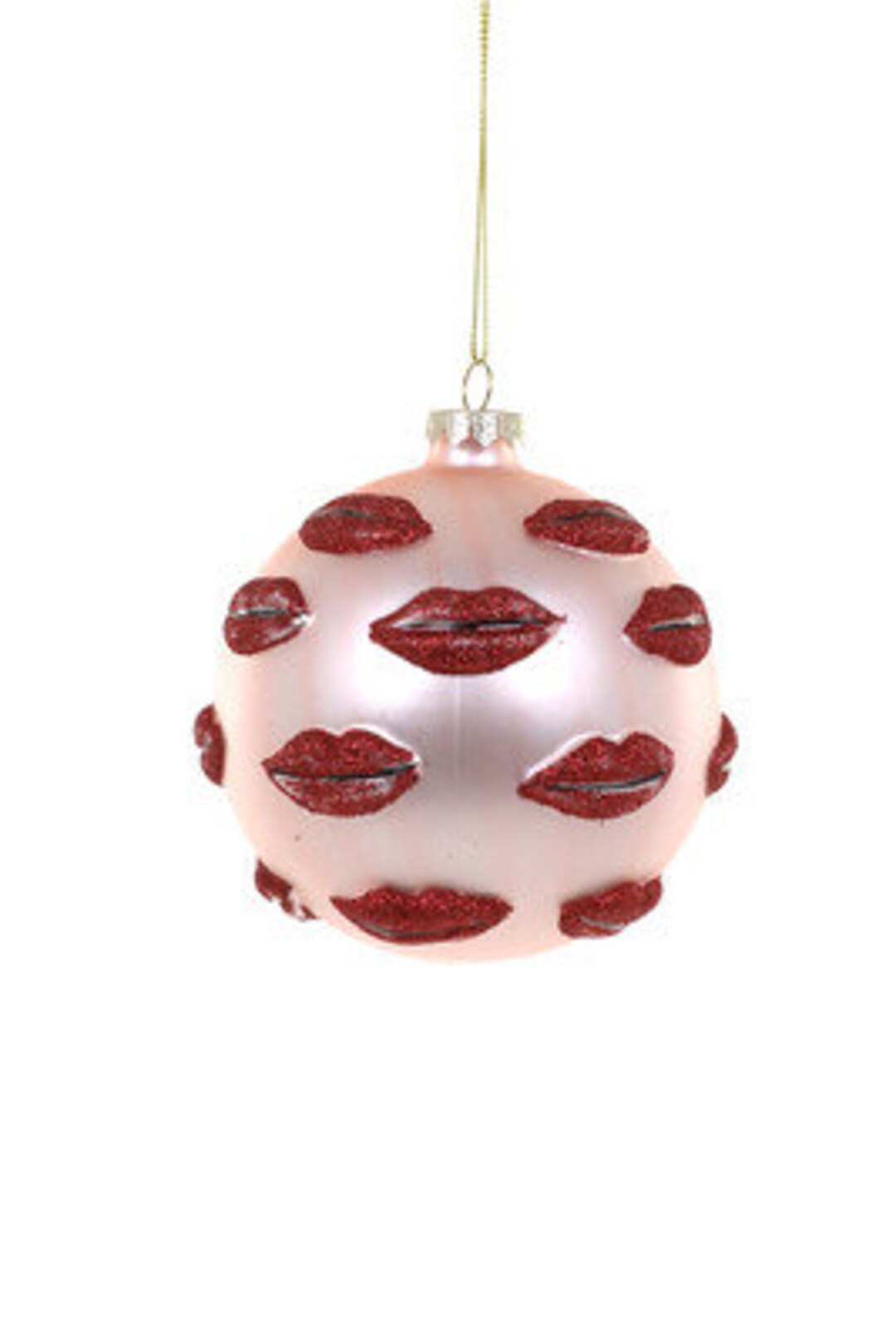 Lips Bauble Glass Ornament Kisses Cody Foster Etsy