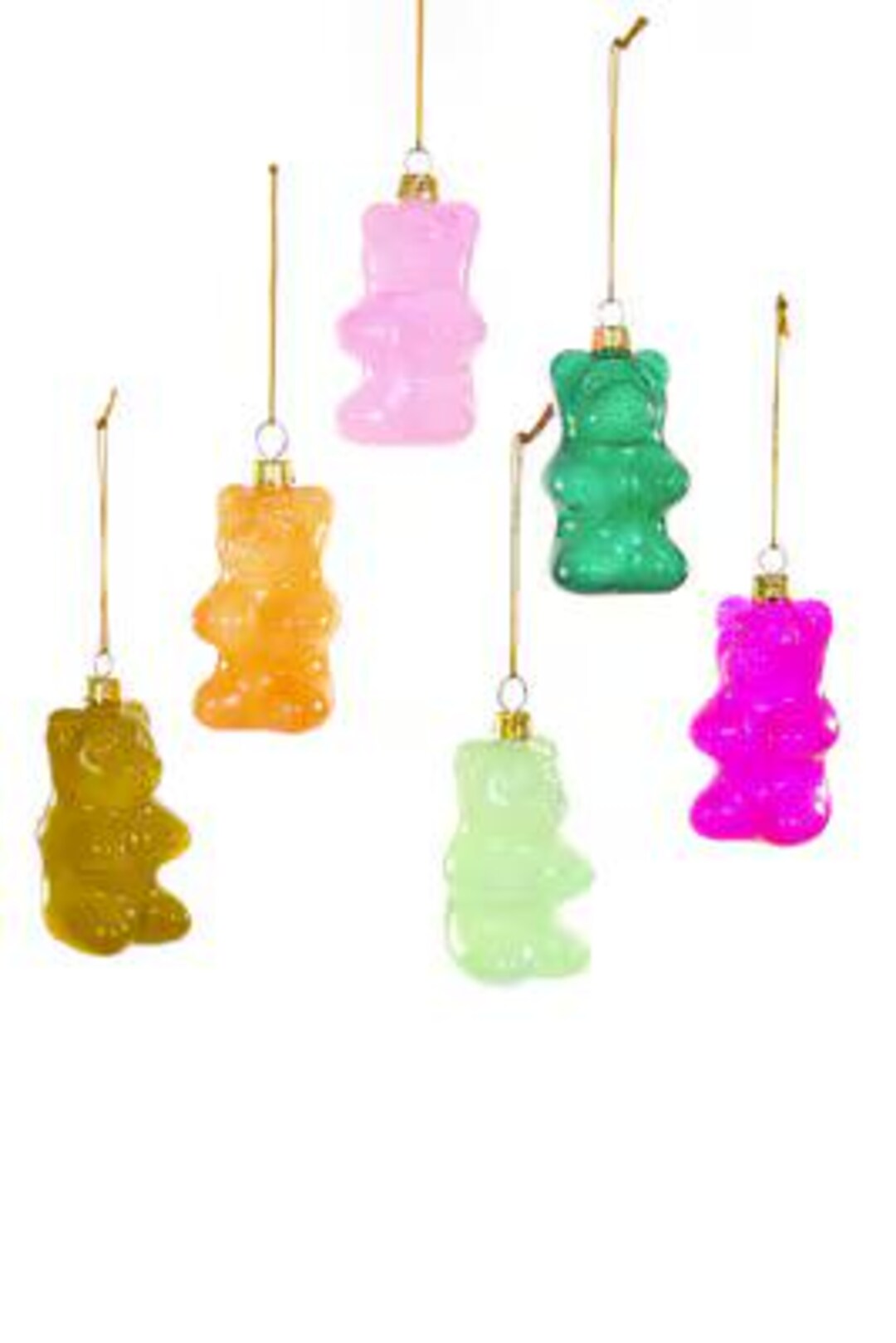 Large Glass Gummy Bear Ornaments Assorted Colors Cody Foster - Etsy