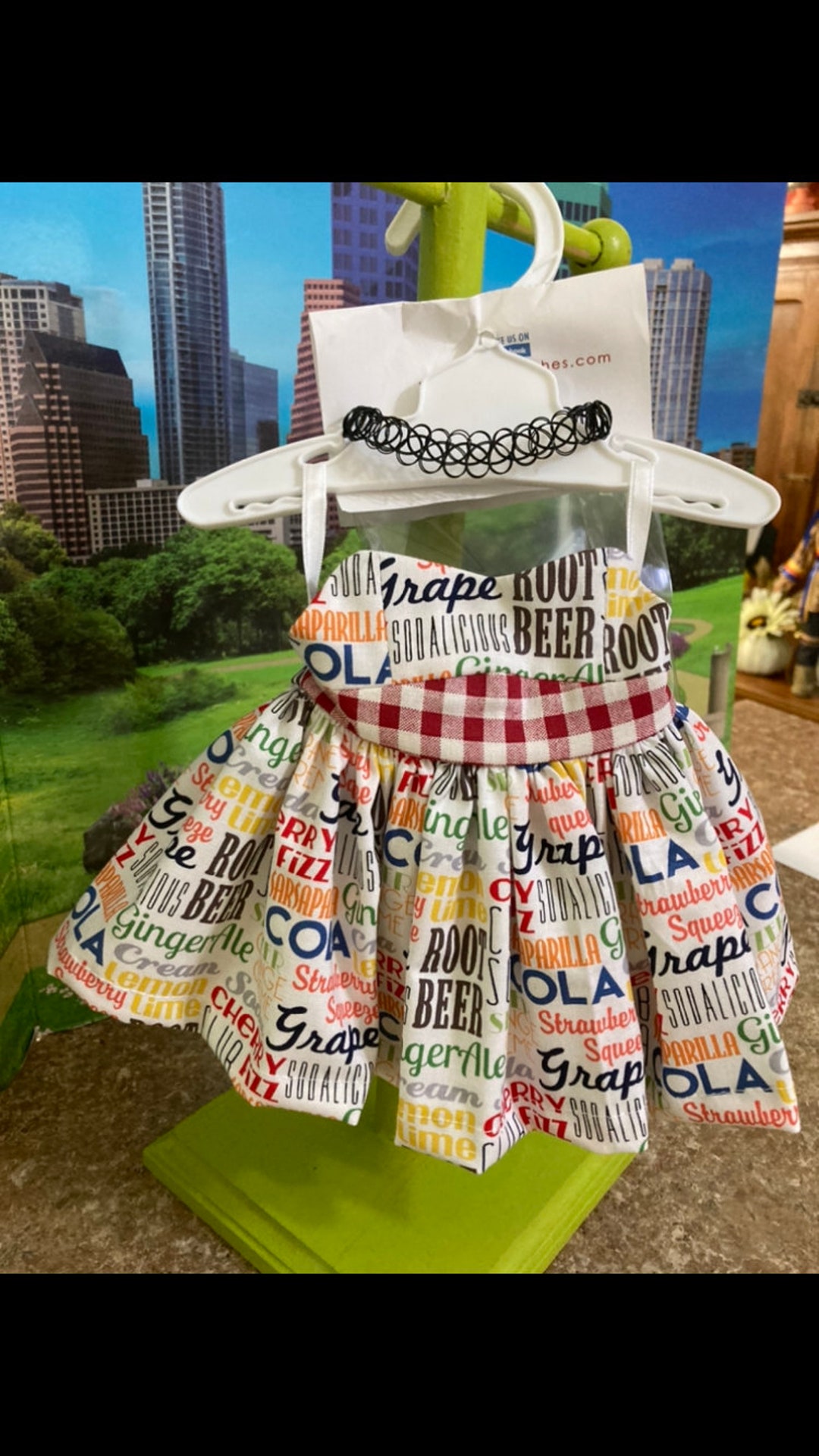 18 Inch Doll Soda Pop Inspired Fabric Dress With Knee-high Boots and ...