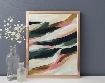 Modern Flowy Art - Etsy