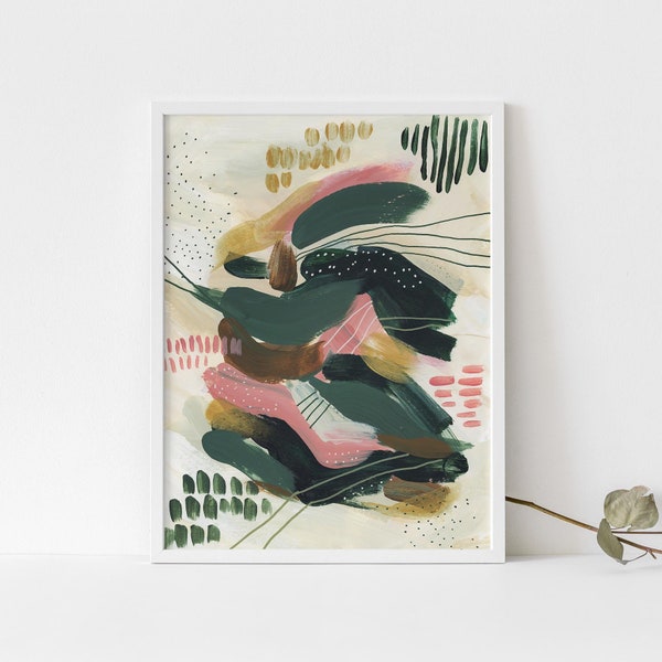 Bold Abstract Art - Etsy