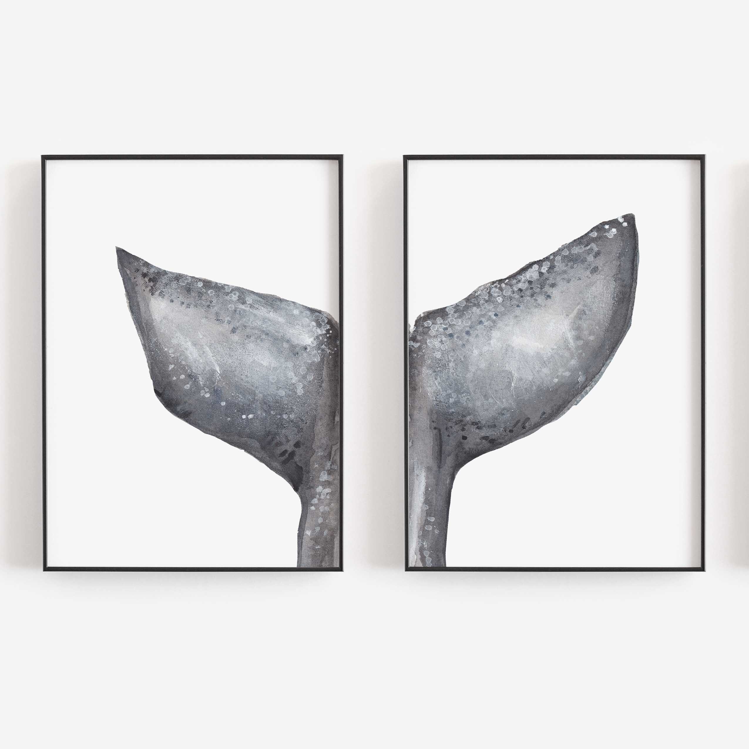 Whale Painting Beach House Decor Coastal Wall Artwork Whale | Etsy