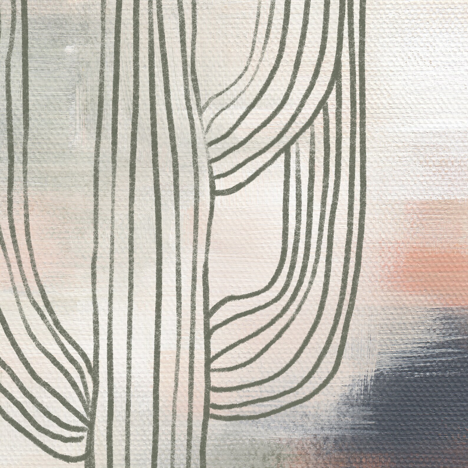 Cactus Print Saguaro Artwork Modern Desert Abstract Trendy - Etsy