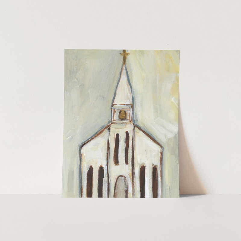 Church Paintings - Etsy