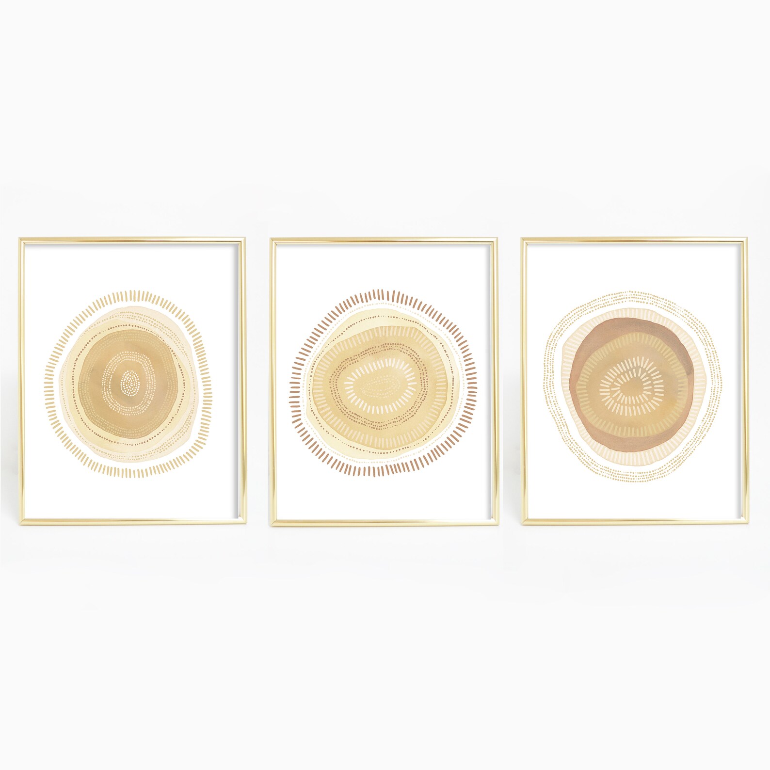 Modern Artwork Circle Sun Decor Nursery Decor Mid Century - Etsy