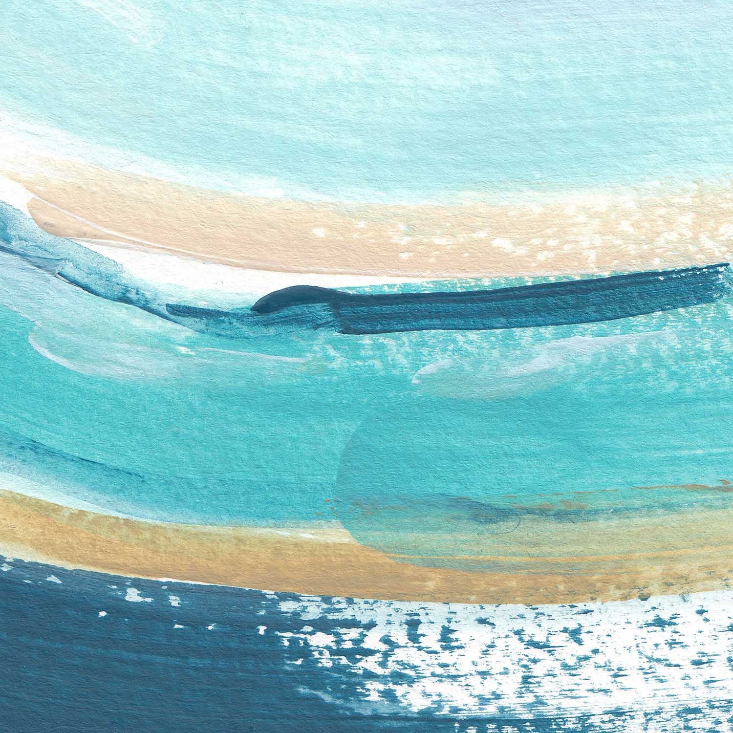 Beach Painting Art Modern Seascape Coastal Style Print - Etsy