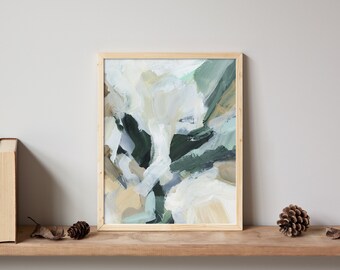 Cream Abstract Art - Etsy