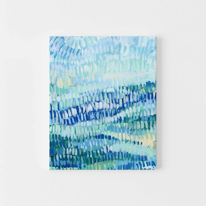 Turquoise Canvas - Etsy