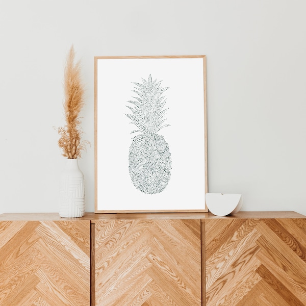 Pineapple Poster - Etsy