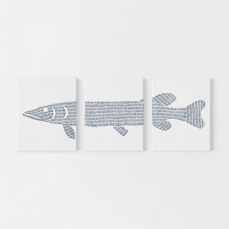 Northern Pike Print Lake Fish Decor Fishing Lakehouse - Etsy