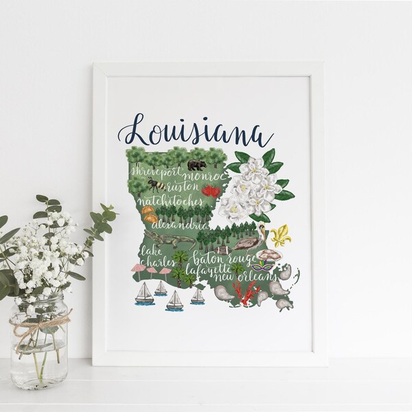 Louisiana Wall Art - Etsy