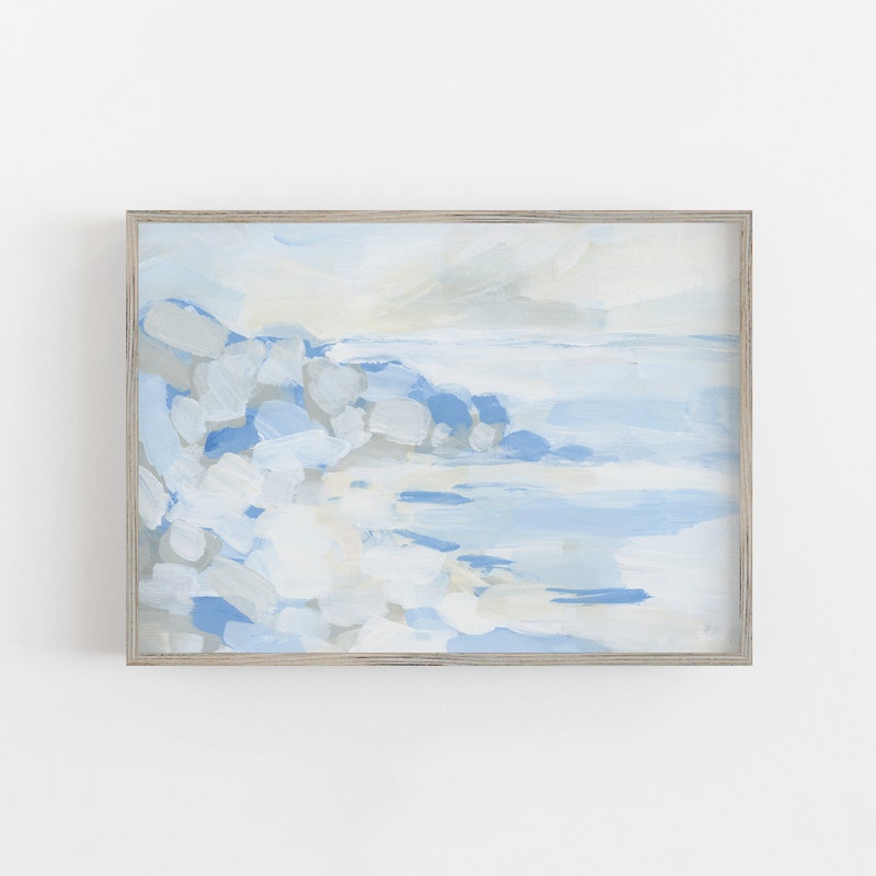 Blue Artwork - Etsy