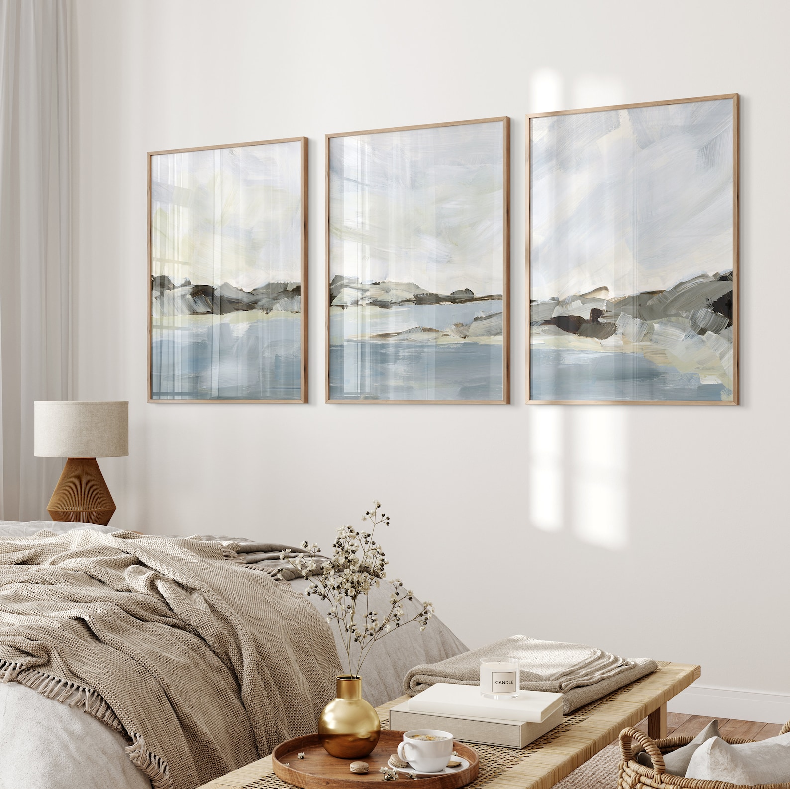 Coastal Art Beach Scene Seascape Painting Shore Print - Etsy