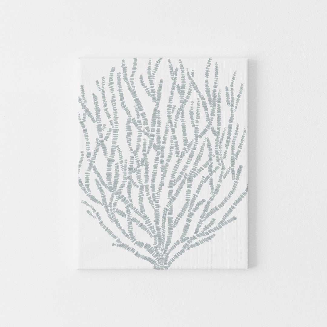 Sea Botanical Modern Minimalist Coastal Home Decor Neutral Beach ...
