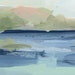 Lake Wall Art Painting | Modern Lakehouse Statement With Lakefront ...