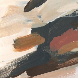 Earth Tone Modern Abstract Painting | Autumn Artwork for Contemporary ...