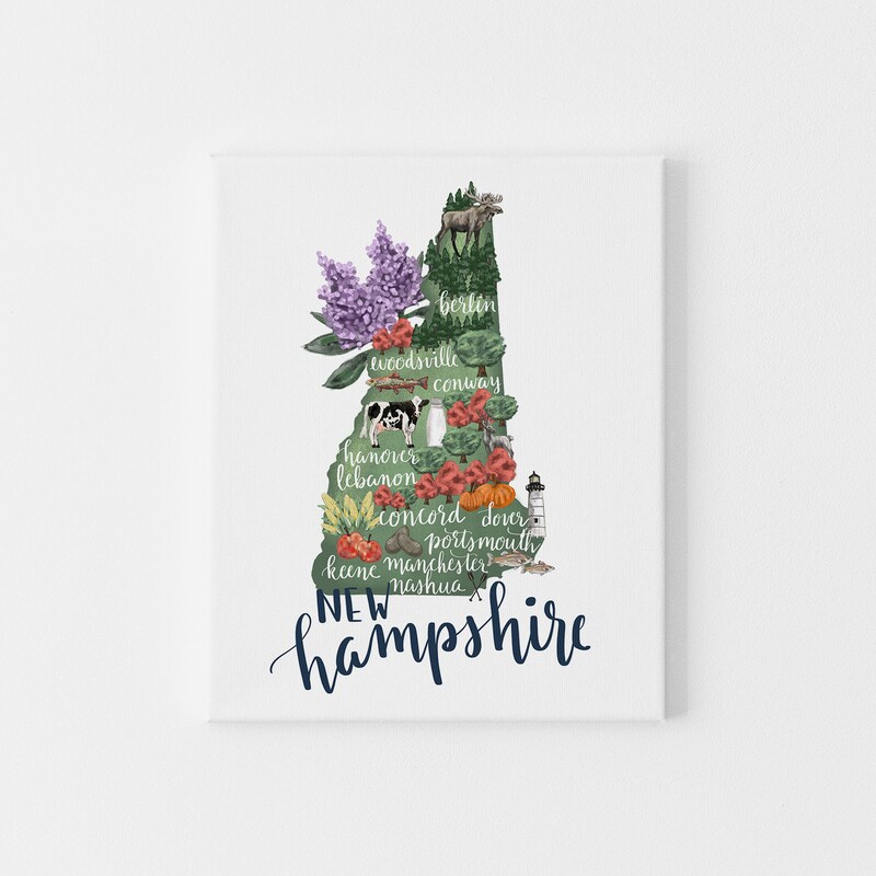 New Hampshire Art - Etsy