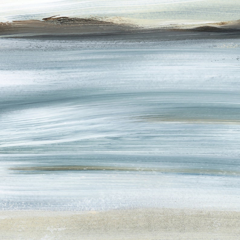 Abstract Lake Art Modern Neutral Wall Decor Lakehouse Artwork - Etsy