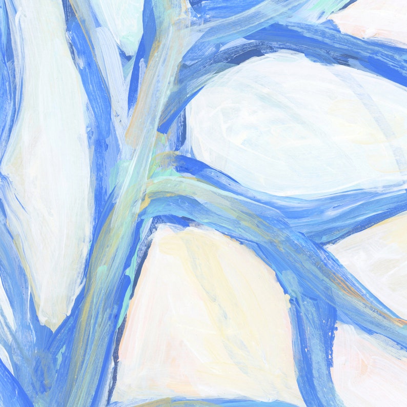 Bright Beach Art Seaweed Painting Set Sea Botanicals Artwork - Etsy