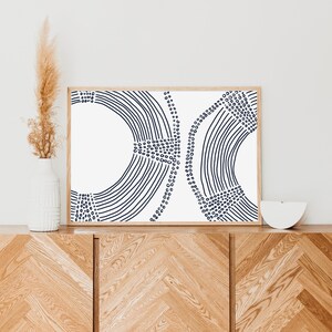 Life Ring Art Modern Minimalist Lake Decor Ocean Home Artwork Swimming ...