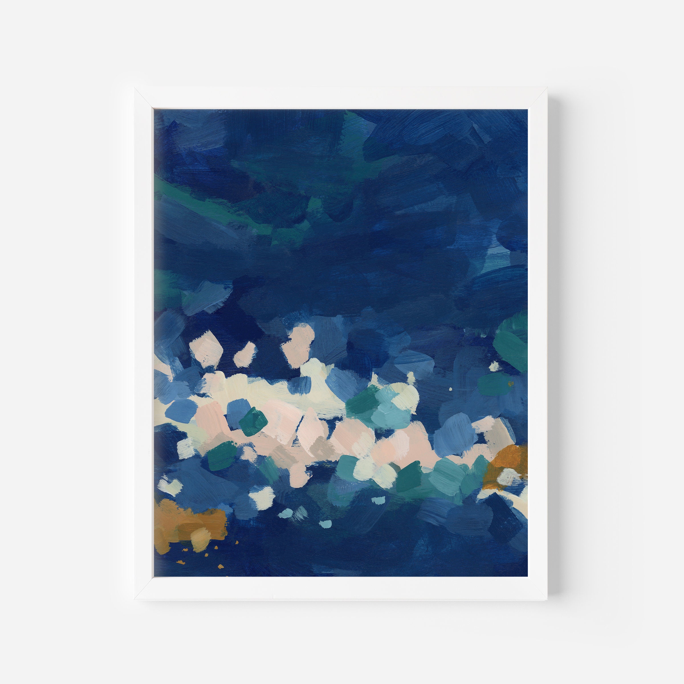 Abstract Underwater Painting | "seaside Awakening" - Art Print or ...