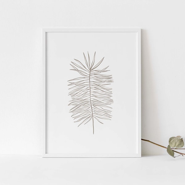 Palm Frond Art - Etsy