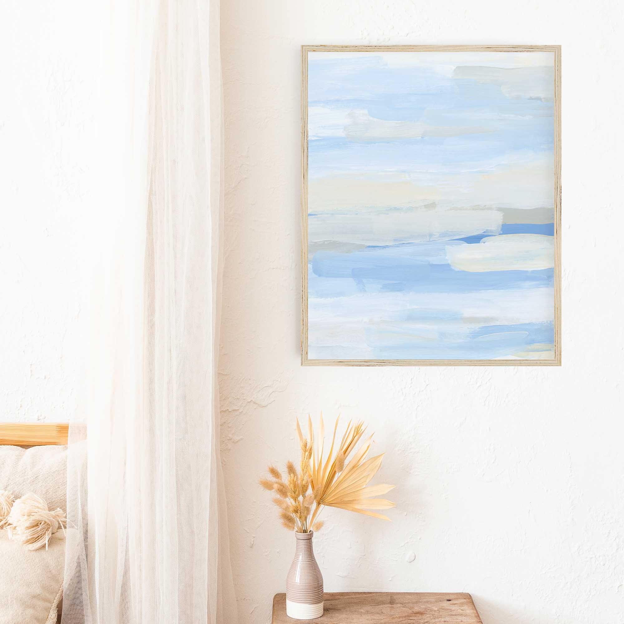 Light Blue Abstract Painting | 