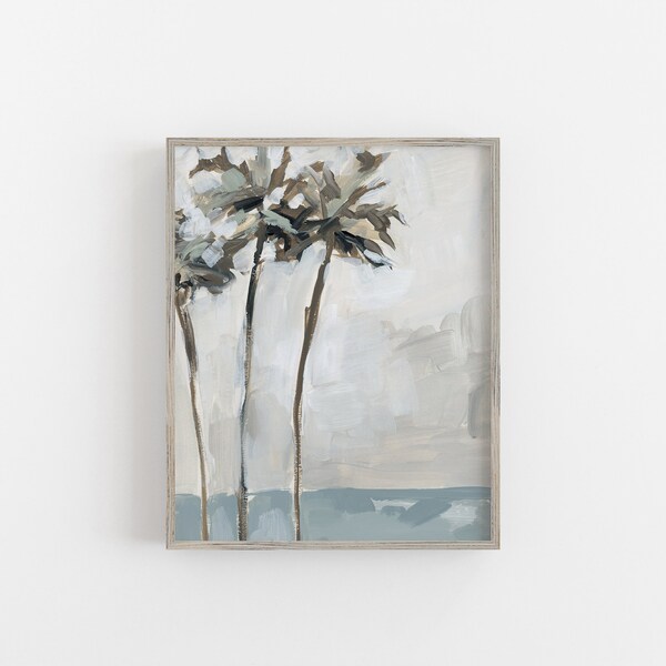 Palm Tree Painting - Etsy