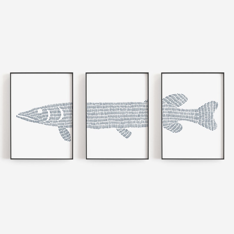 Northern Pike Print Lake Fish Decor Fishing Lakehouse - Etsy