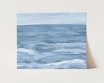 Simple Ocean Art - Etsy