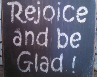 Rejoice Be Glad | Etsy
