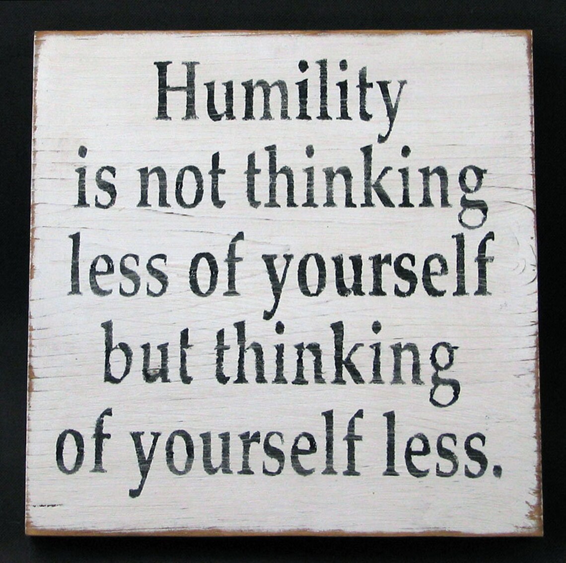 Humility Is... Wooden Sign - Etsy