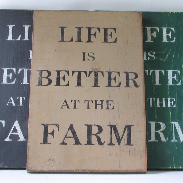 Farm Life Sign - Etsy