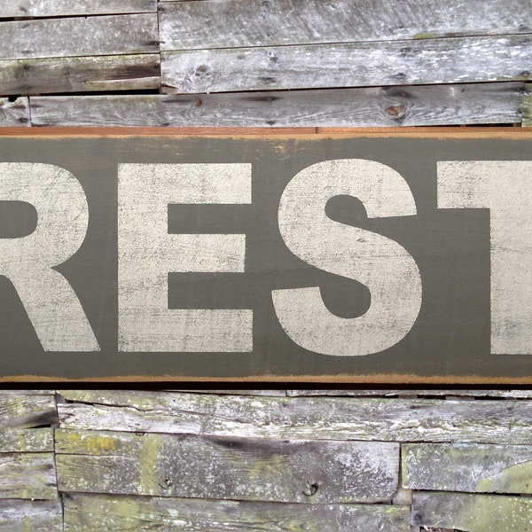 Distressed Sign - Etsy