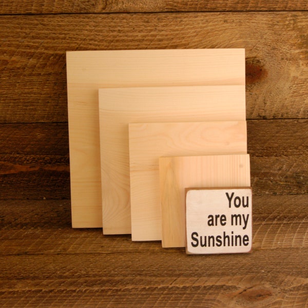 Square Wood Sign - Etsy