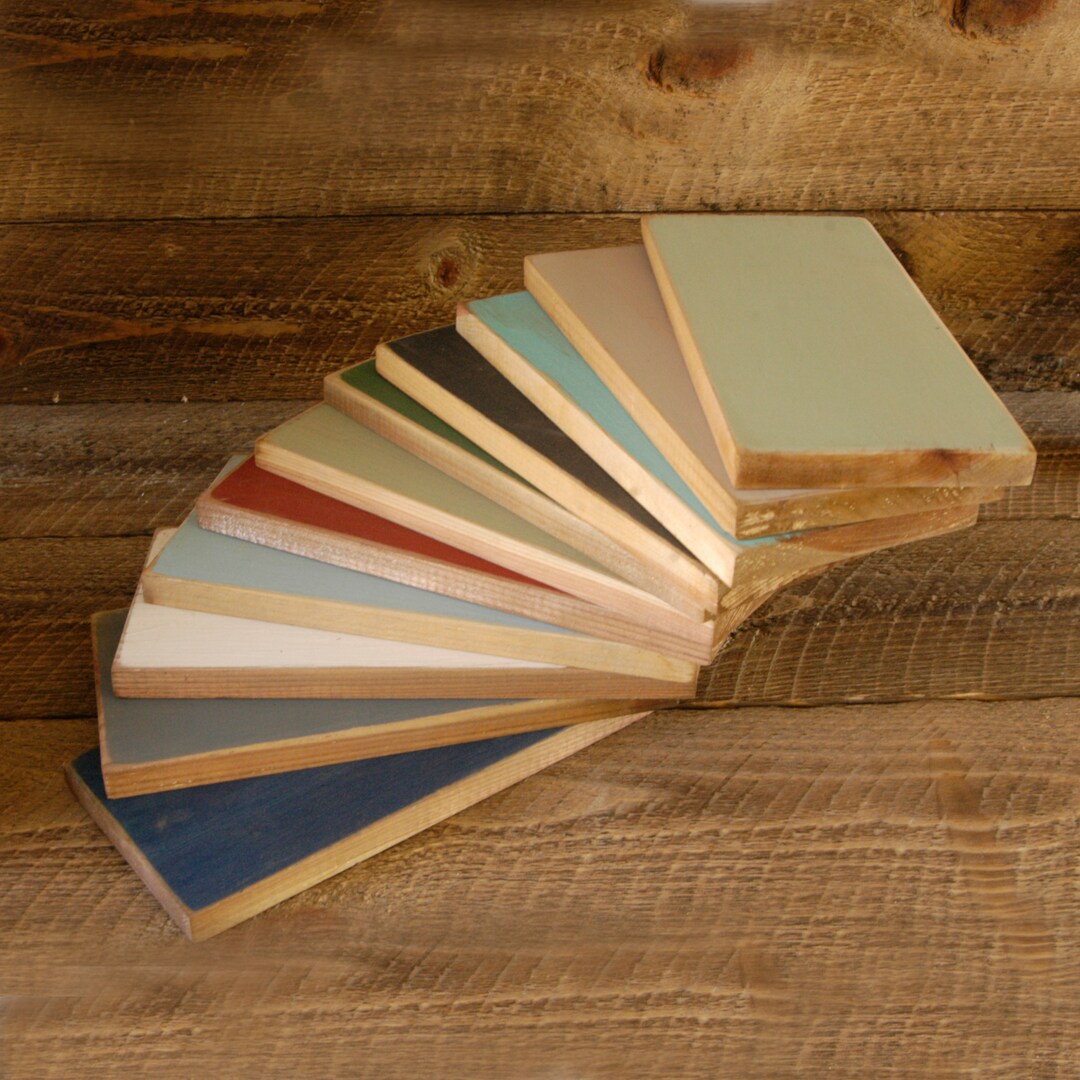 5.5" Painted Wooden Sign Blanks, Wooden Art and Craft Supplies, Wooden ...