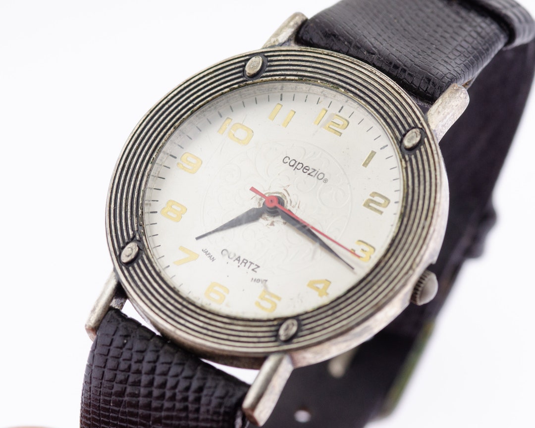 Vintage Capezio Silver Dial Quartz Watch - Etsy