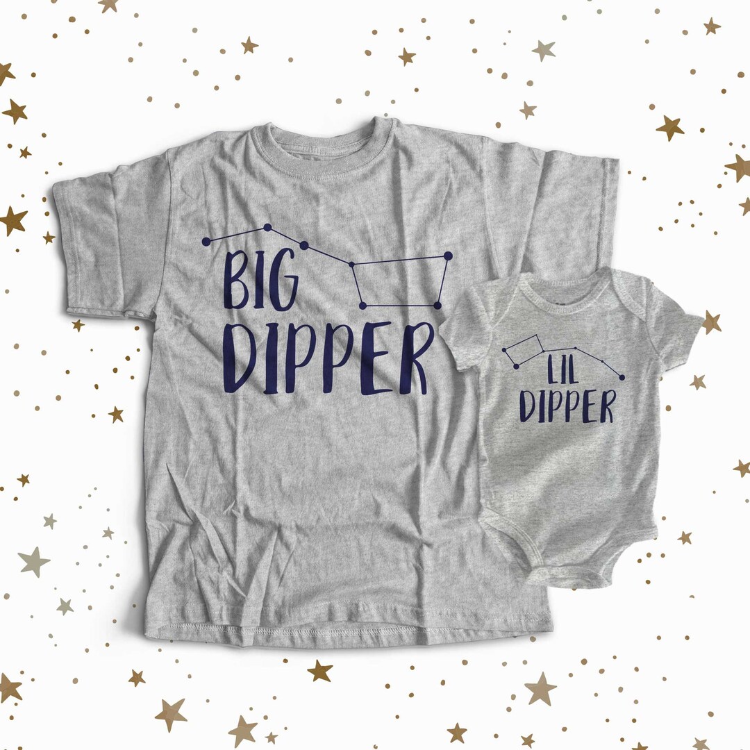 Big Dipper Lil Dipper Matching Dad and Kiddo T-shirt or Bodysuit Gift ...