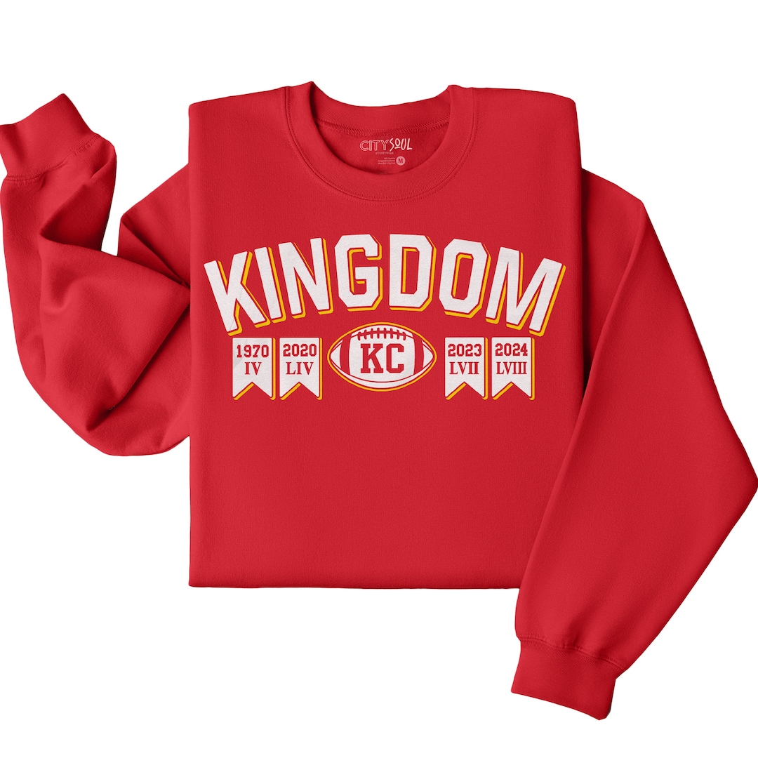 Kansas City Football Kingdom Shirt Four Time Super Bowl Champions KC ...
