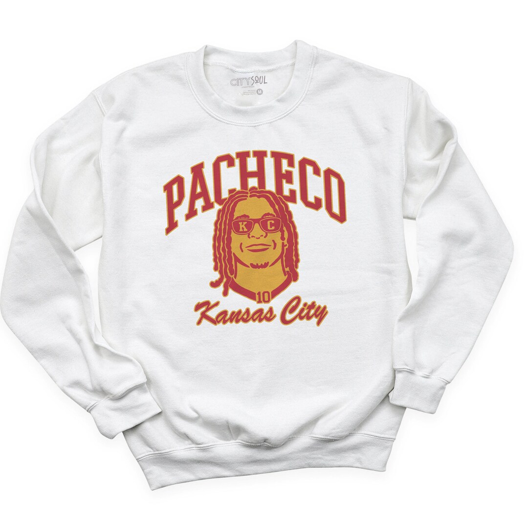 Isiah Pacheco Crewneck Sweatshirt Kansas City Football #10 Pacheco ...
