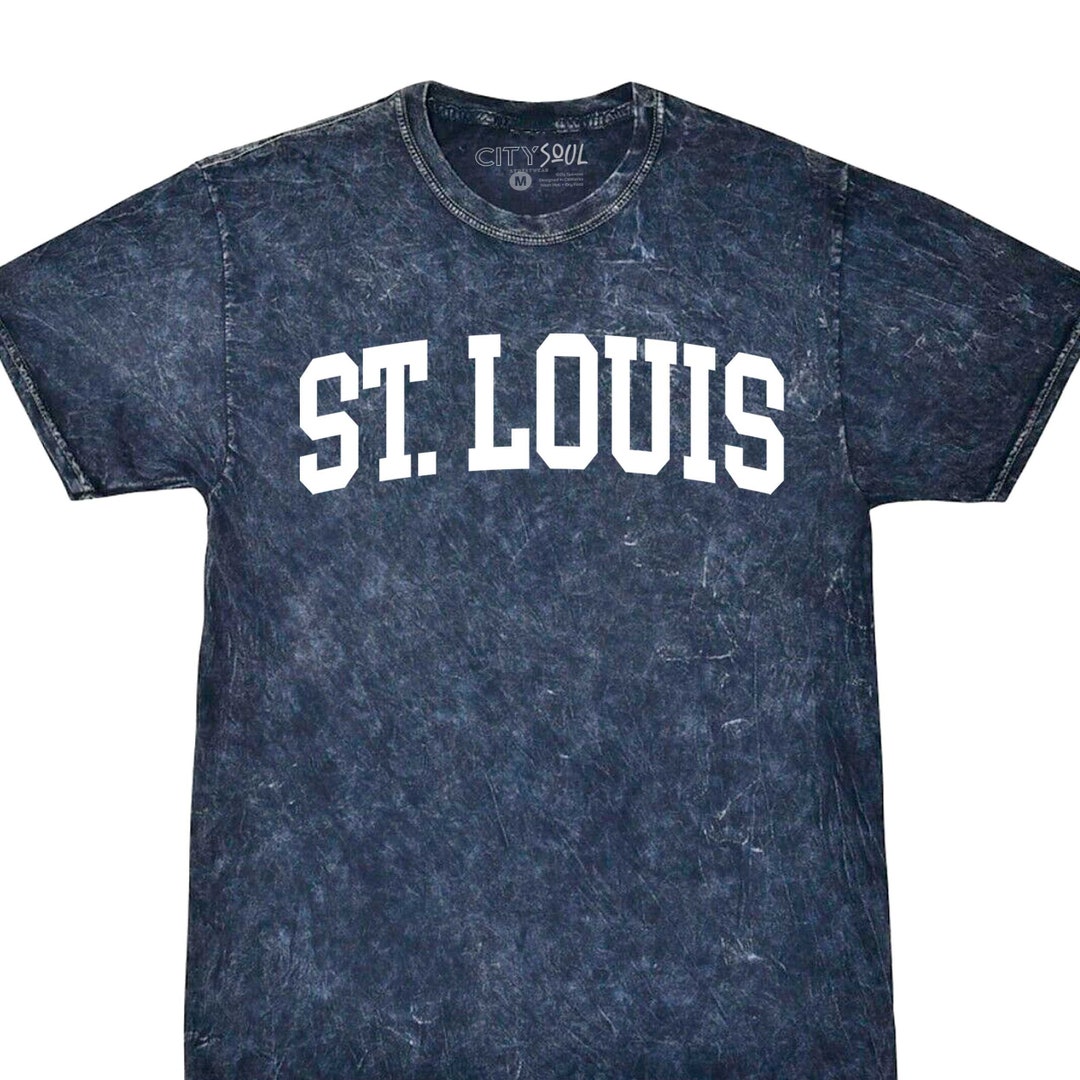 Hometown St. Louis Shirt Simple Mineral Wash St. Louis Tshirt Mineral ...