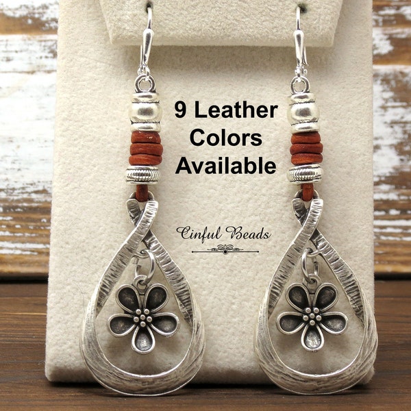 Rustic Earrings - Etsy