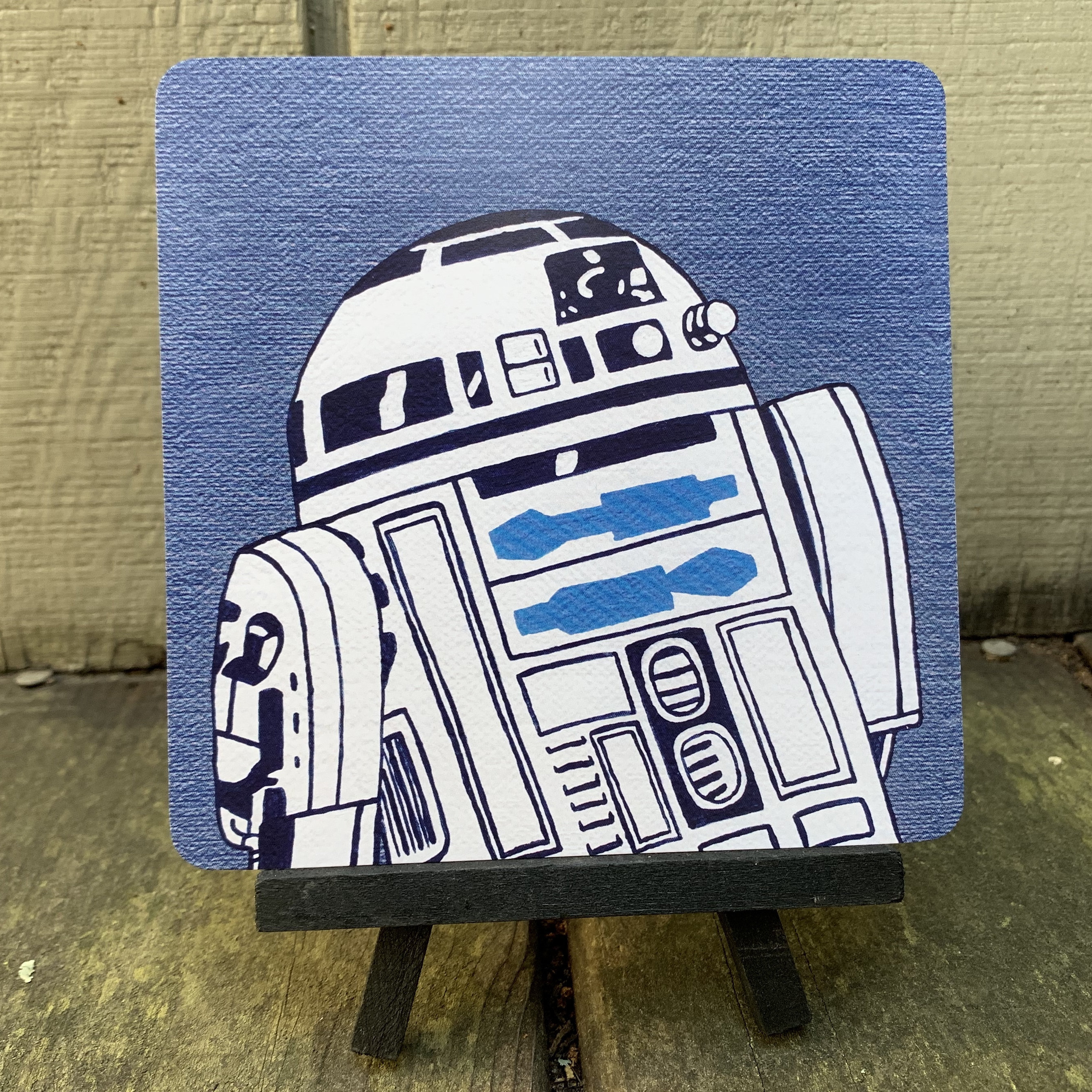 A Friend Indeed | Star Wars R2-D2 Art Print - Etsy