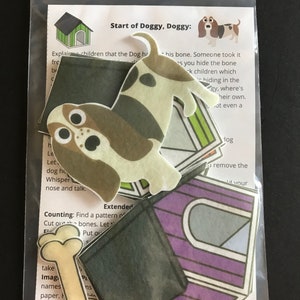 Doggy Doggy Where's Your Bone Felt Set // // Choose Your - Etsy