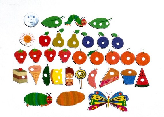 Hungry Caterpillar Felt Board Story // Children // Literature - Etsy Canada