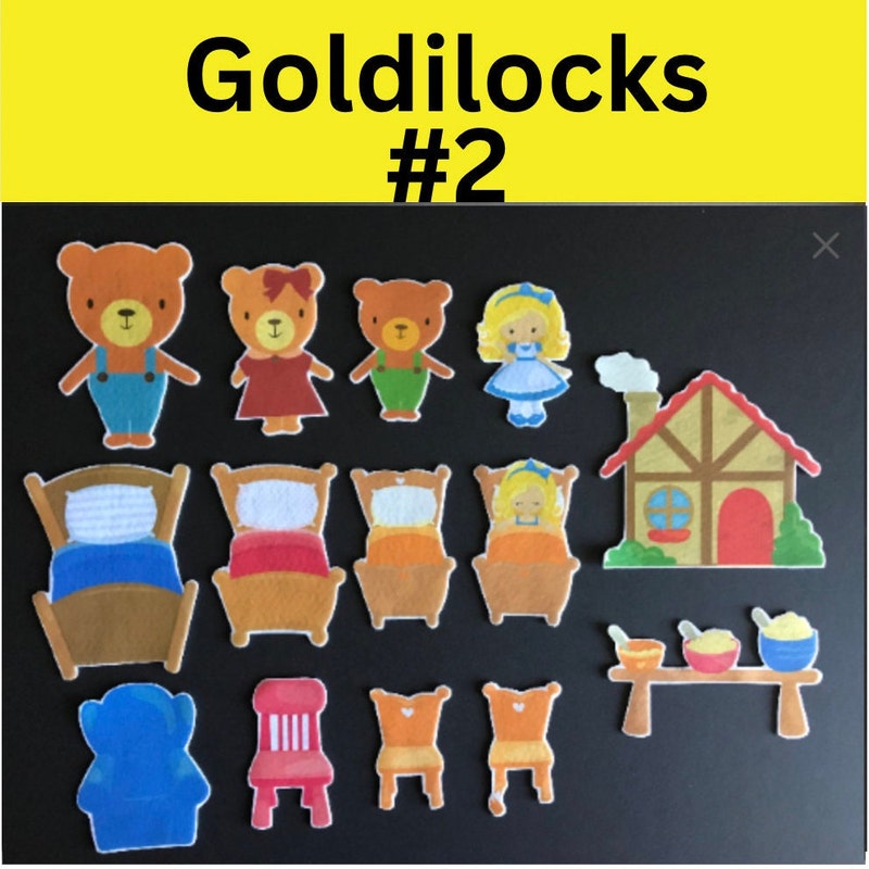 Goldilocks and Bears - Etsy