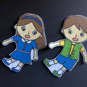 Jack and Jill Felt Board Story // Flannel Board Pieces // Imagination ...