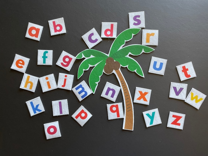 Chicka Chicka Boom Boom Felt // Flannel Board Pieces // - Etsy