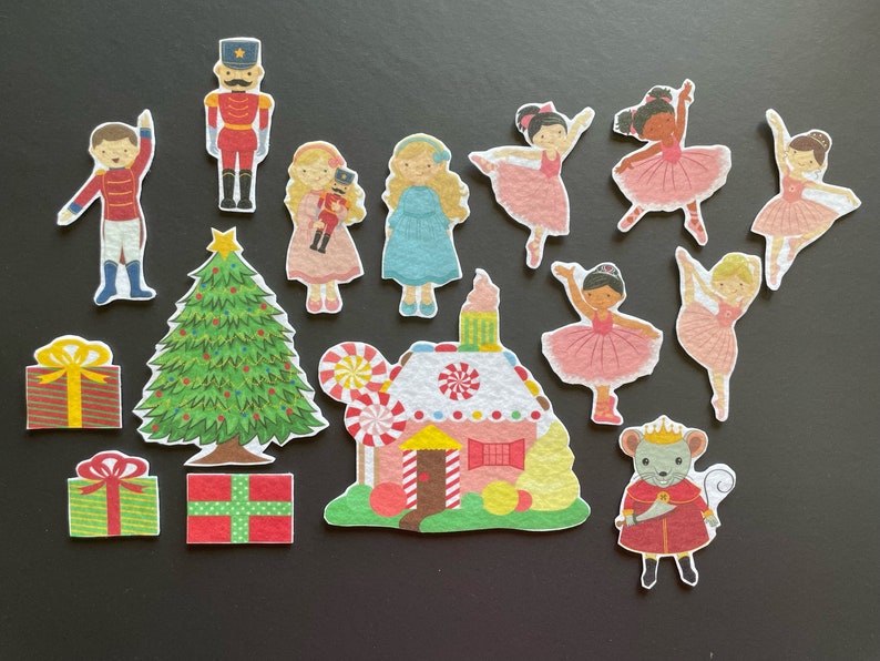 Nutcracker Ballet Felt Set // Flannel Board Pieces // - Etsy